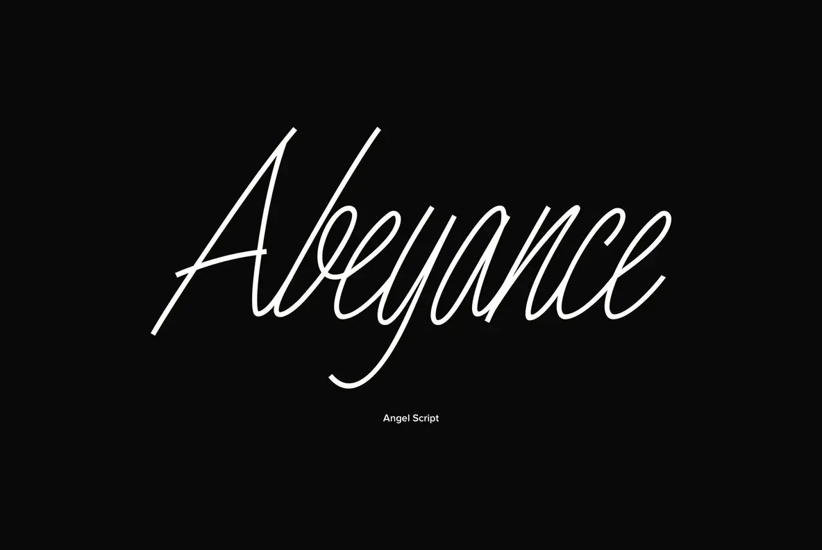 Angel Script Font - YouWorkForThem