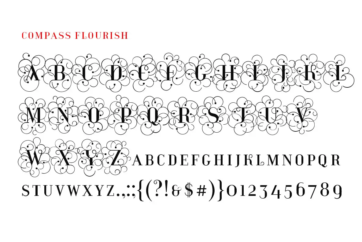 Compass TRF Font - YouWorkForThem