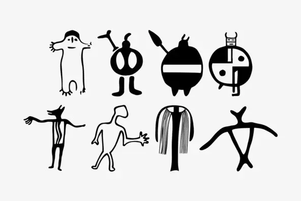 P22 Petroglyphs Set Font - YouWorkForThem