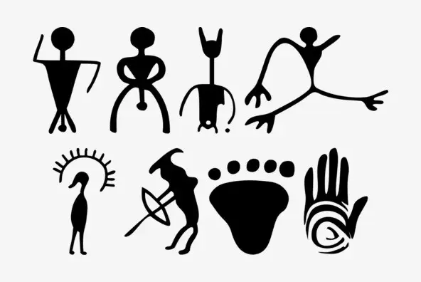 P22 Petroglyphs Set Font - YouWorkForThem