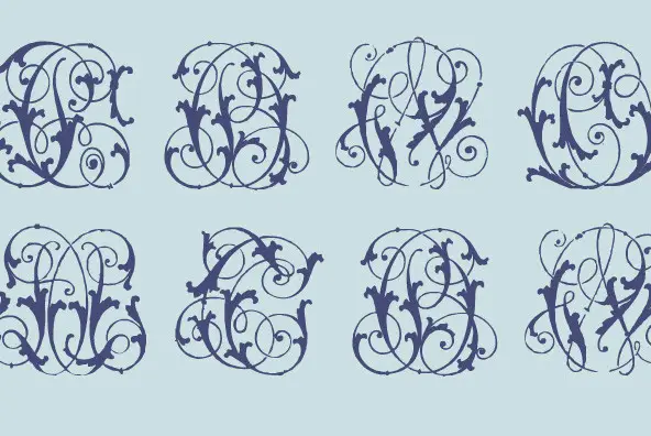 Intellecta Monograms Font - FontPath