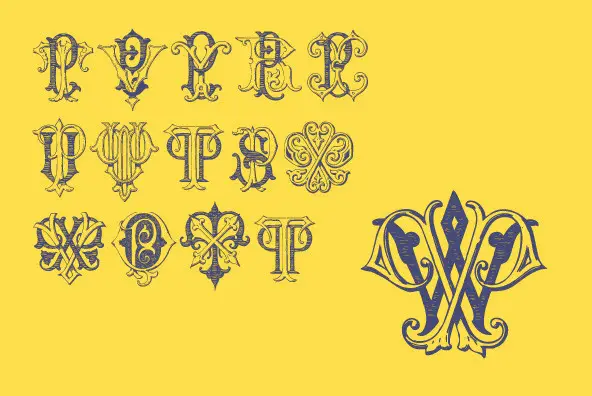 Intellecta Monograms Font - YouWorkForThem