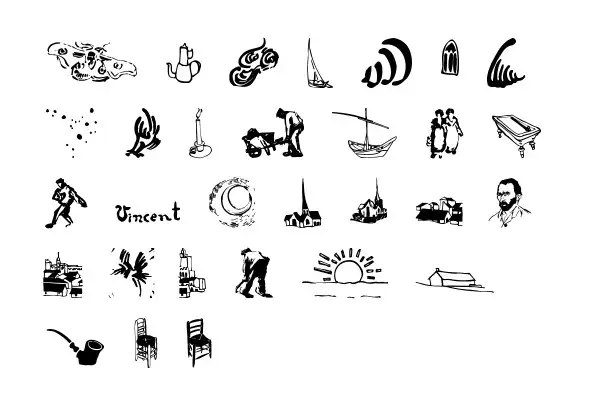 P22 Vincent Set Font - FontPath