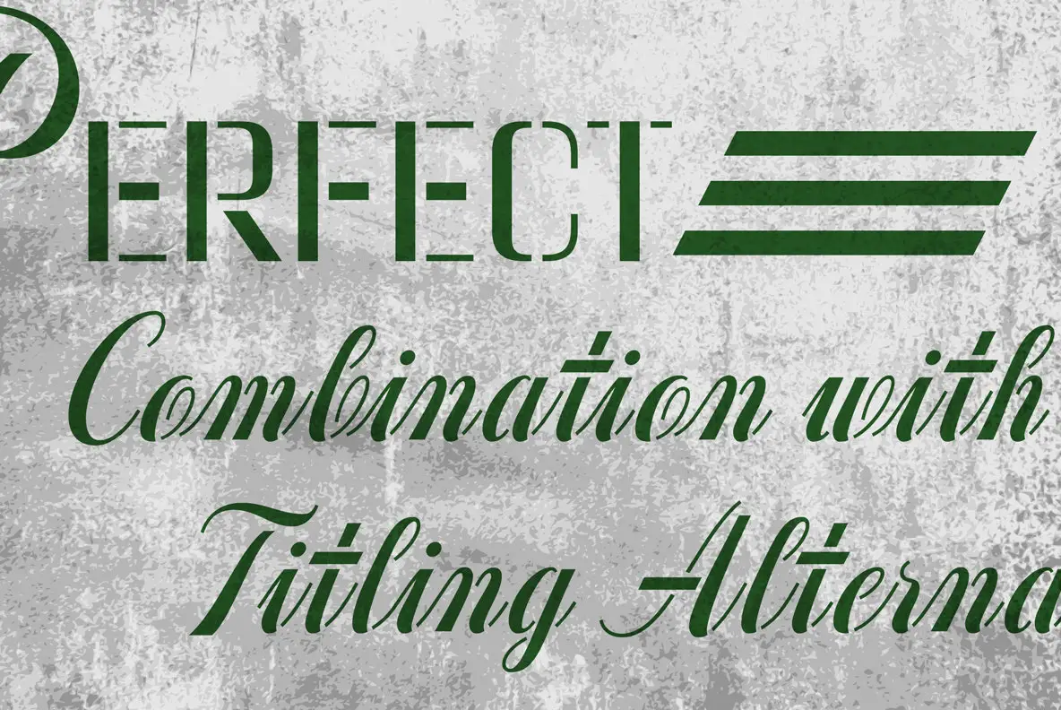 Concrete Stencil Font - FontPath