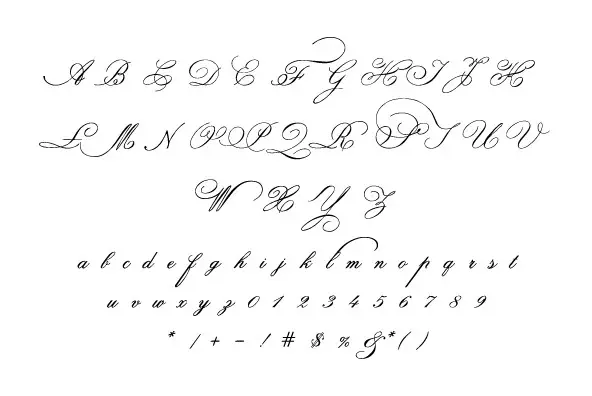Indenture English Penman Font - YouWorkForThem