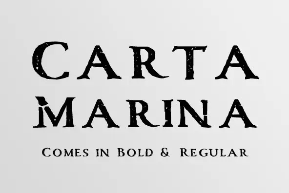 Carta Marina Font - FontPath