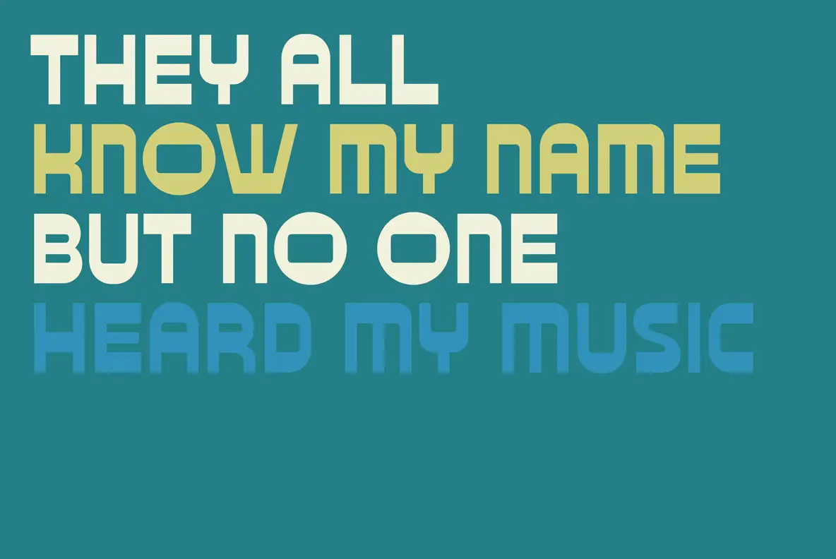 Word From Radio Font - YouWorkForThem