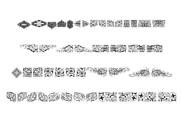 Gans Neoclassic Fleurons Font - FontPath