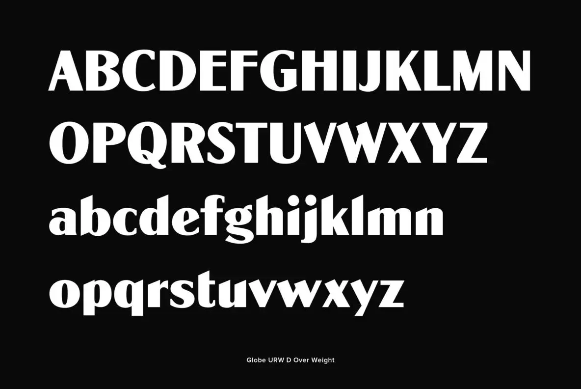 Globe Font - YouWorkForThem