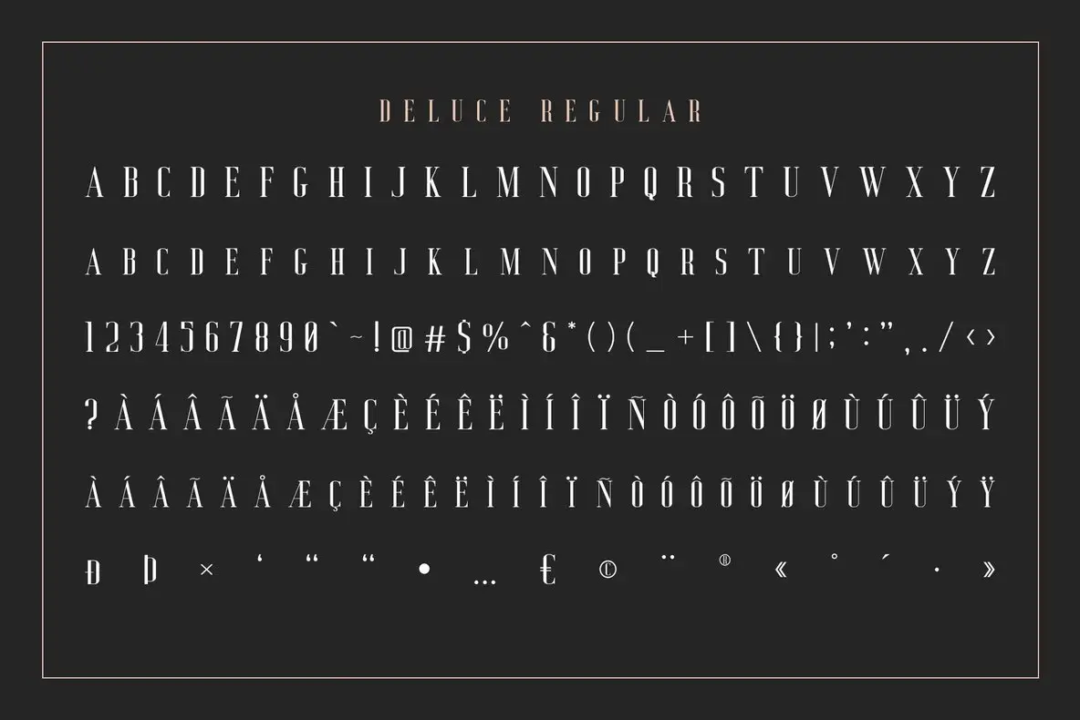 Deluce Font - YouWorkForThem