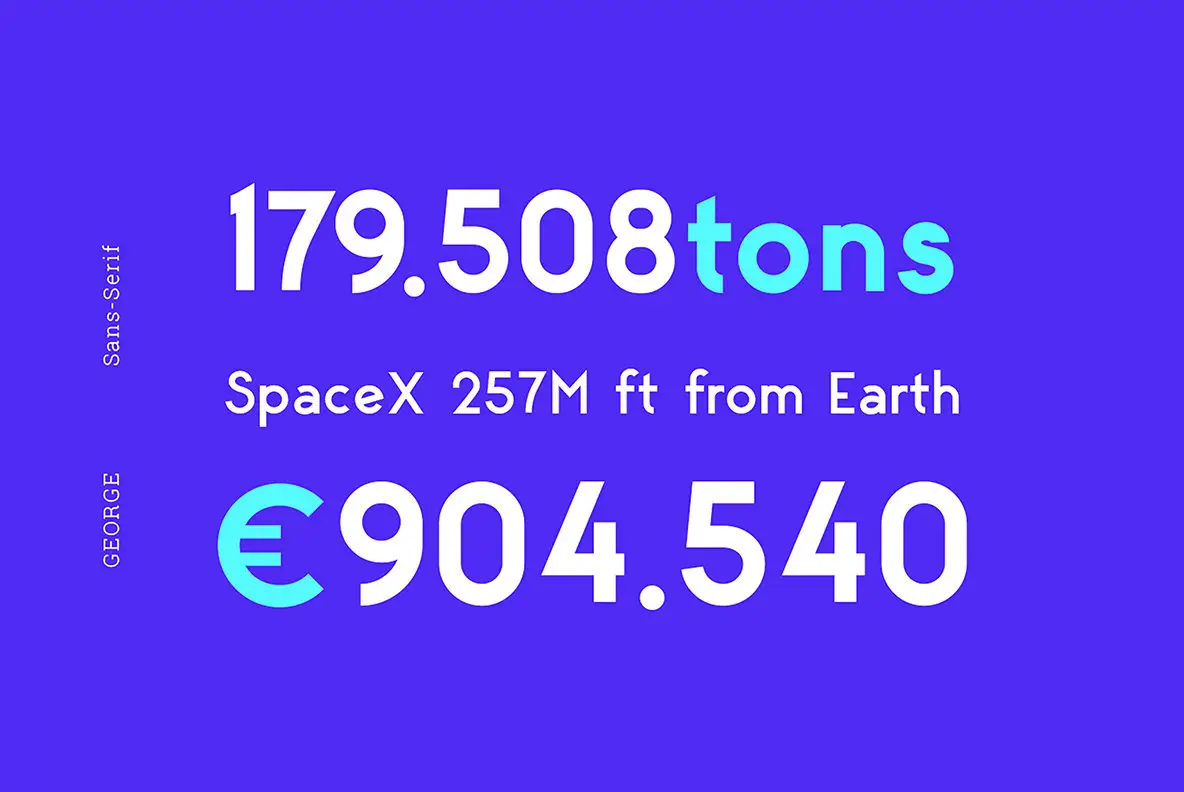 George Sans Font - YouWorkForThem