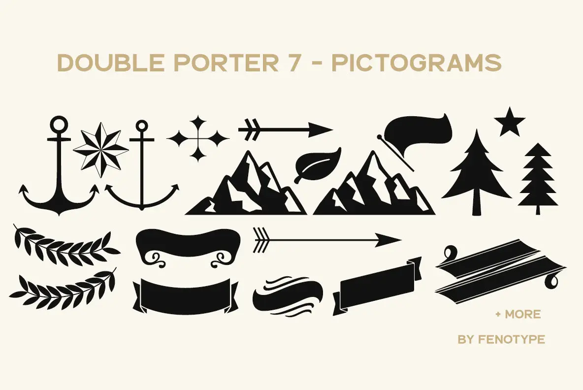 Double Porter Font - YouWorkForThem