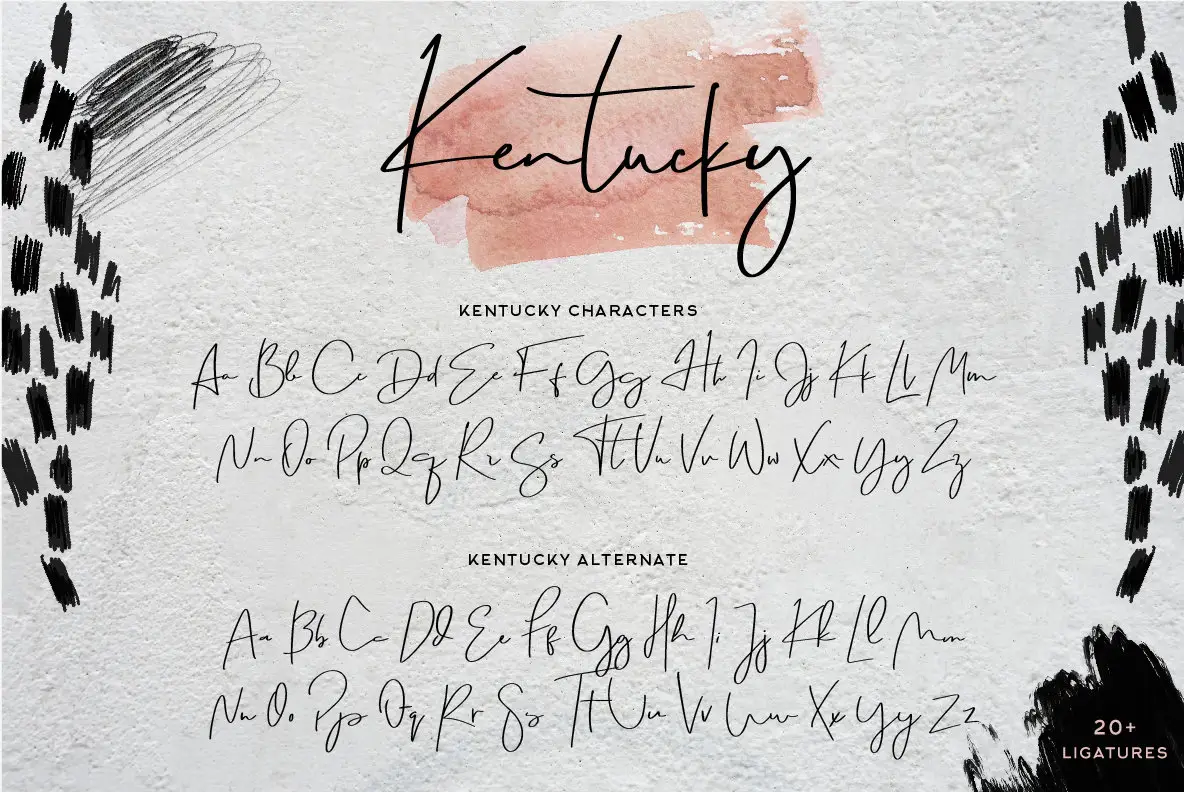 Kentucky Font - YouWorkForThem
