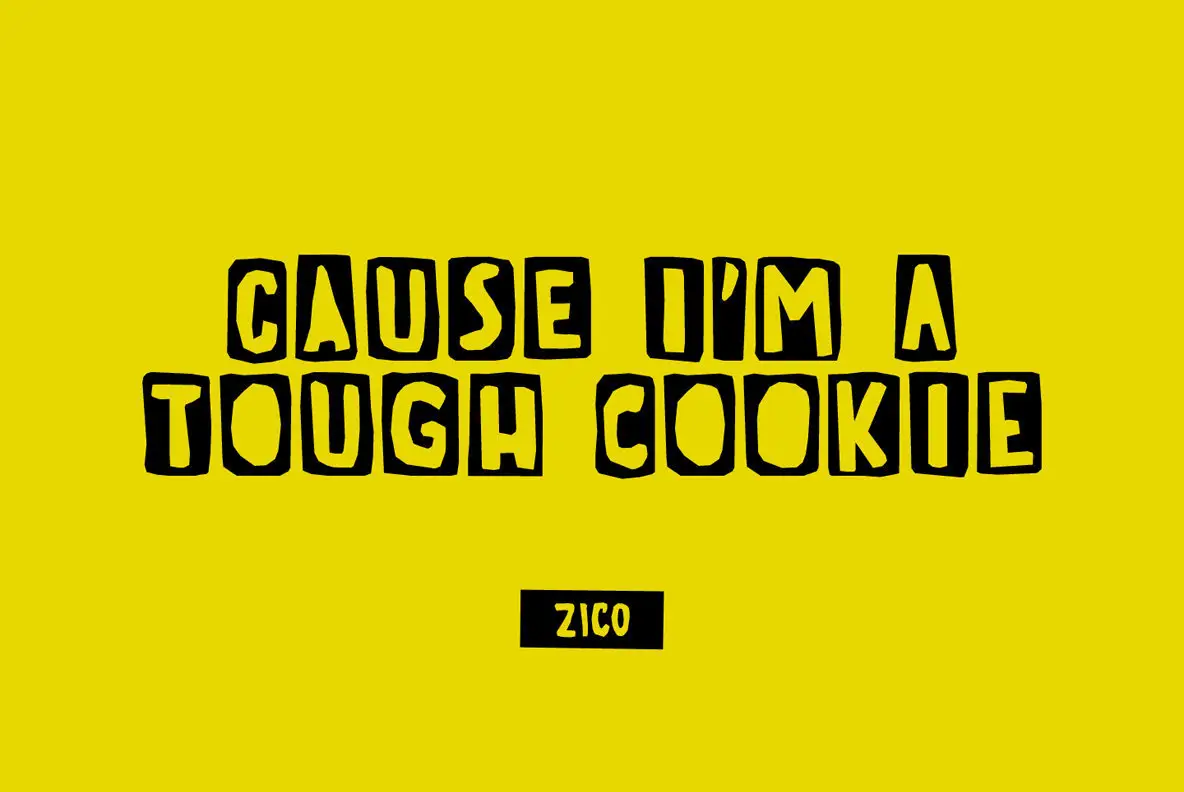 Tough Cookie Font - FontPath