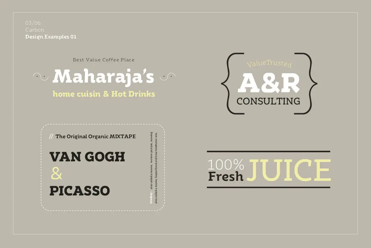 Ye Carbon Font - YouWorkForThem