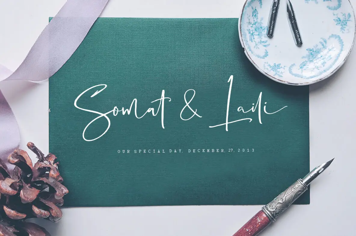 Boisterous Signature Script Font - YouWorkForThem