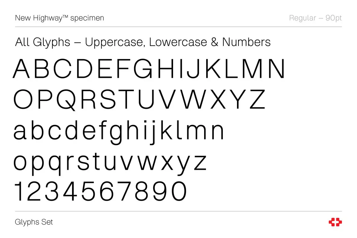 New Highway Font - YouWorkForThem