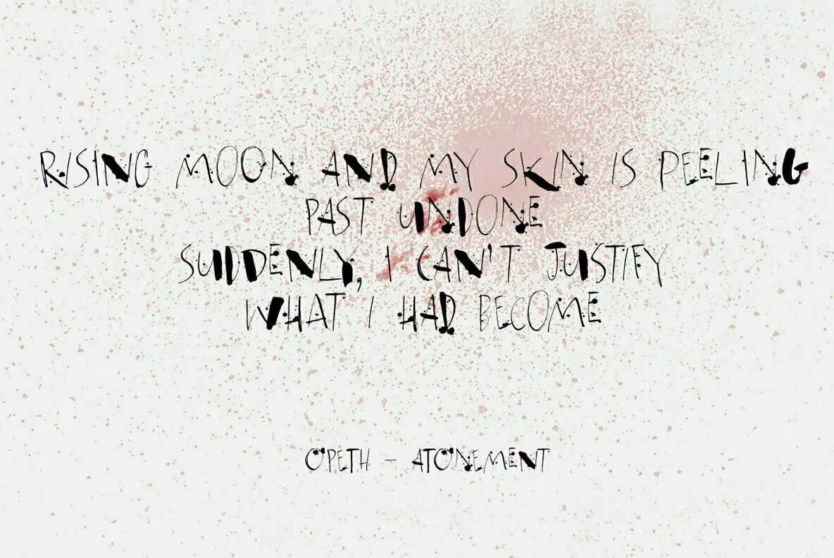 Atonement Font - YouWorkForThem