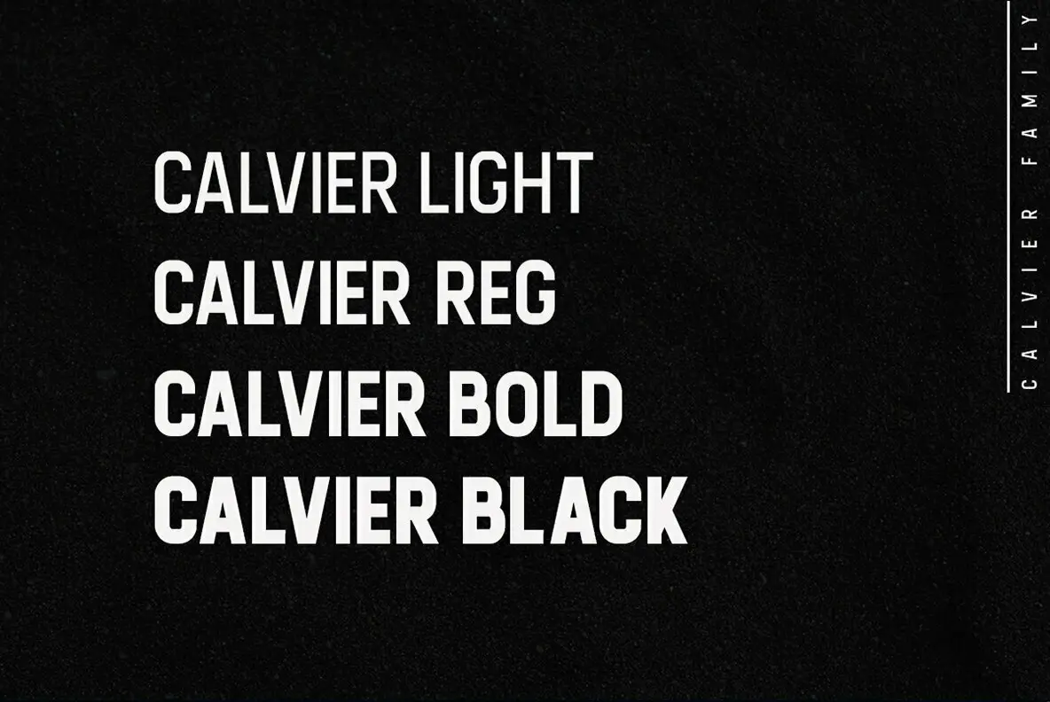 Calvier Font - YouWorkForThem