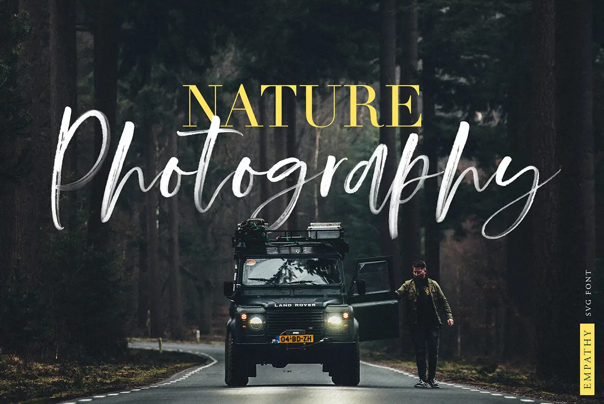 Empathy SVG Font Font - FontPath