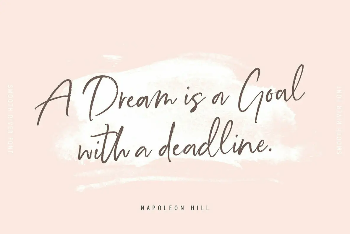 Smooth River Font - FontPath