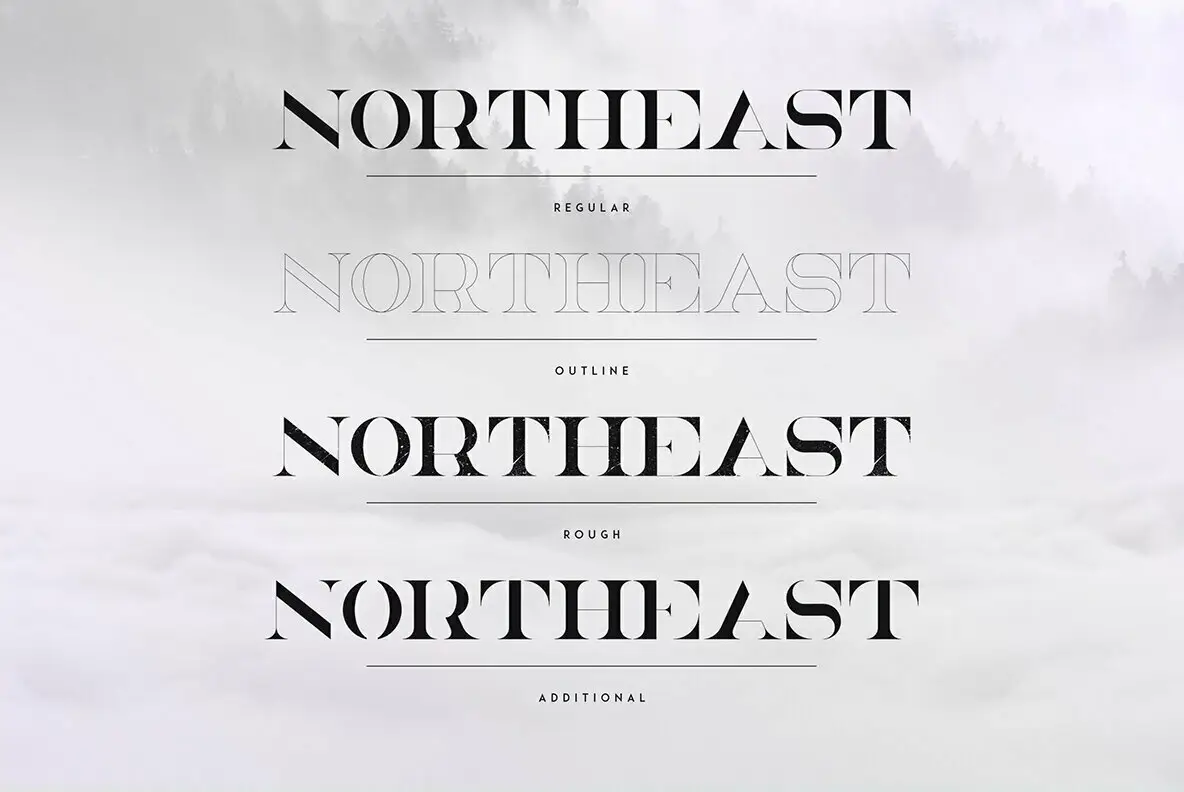 NorthEast Font - YouWorkForThem