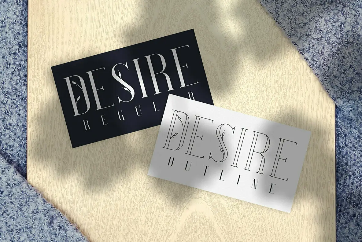 Desire Luxury Serif Font - YouWorkForThem