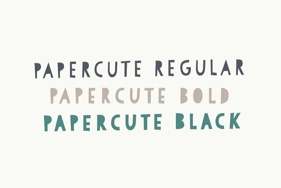 Papercute Font - YouWorkForThem