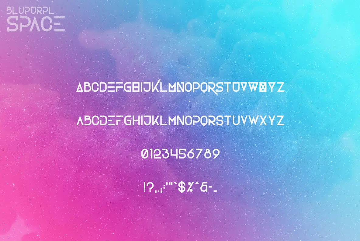 BluPurpl and Extra Font - FontPath