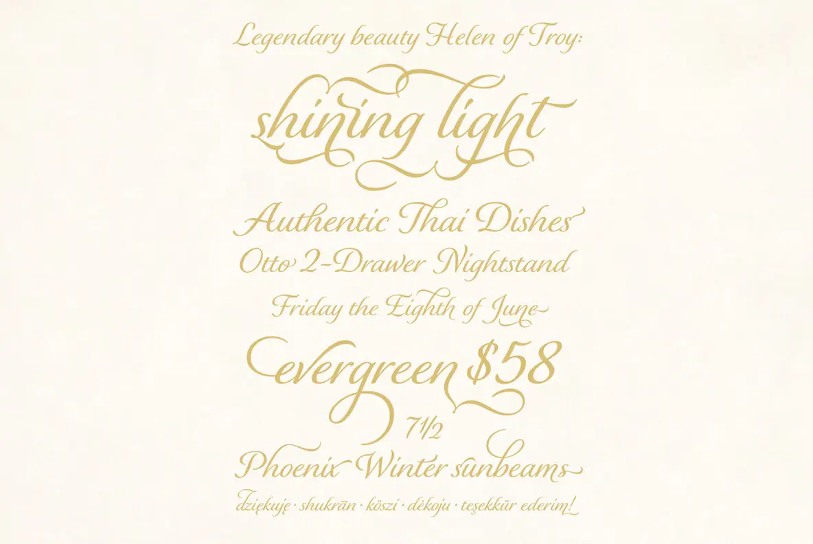 Elaina Family Font - YouWorkForThem