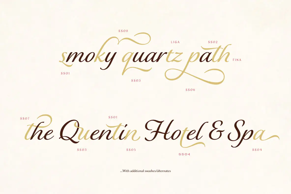 Elaina Family Font - YouWorkForThem