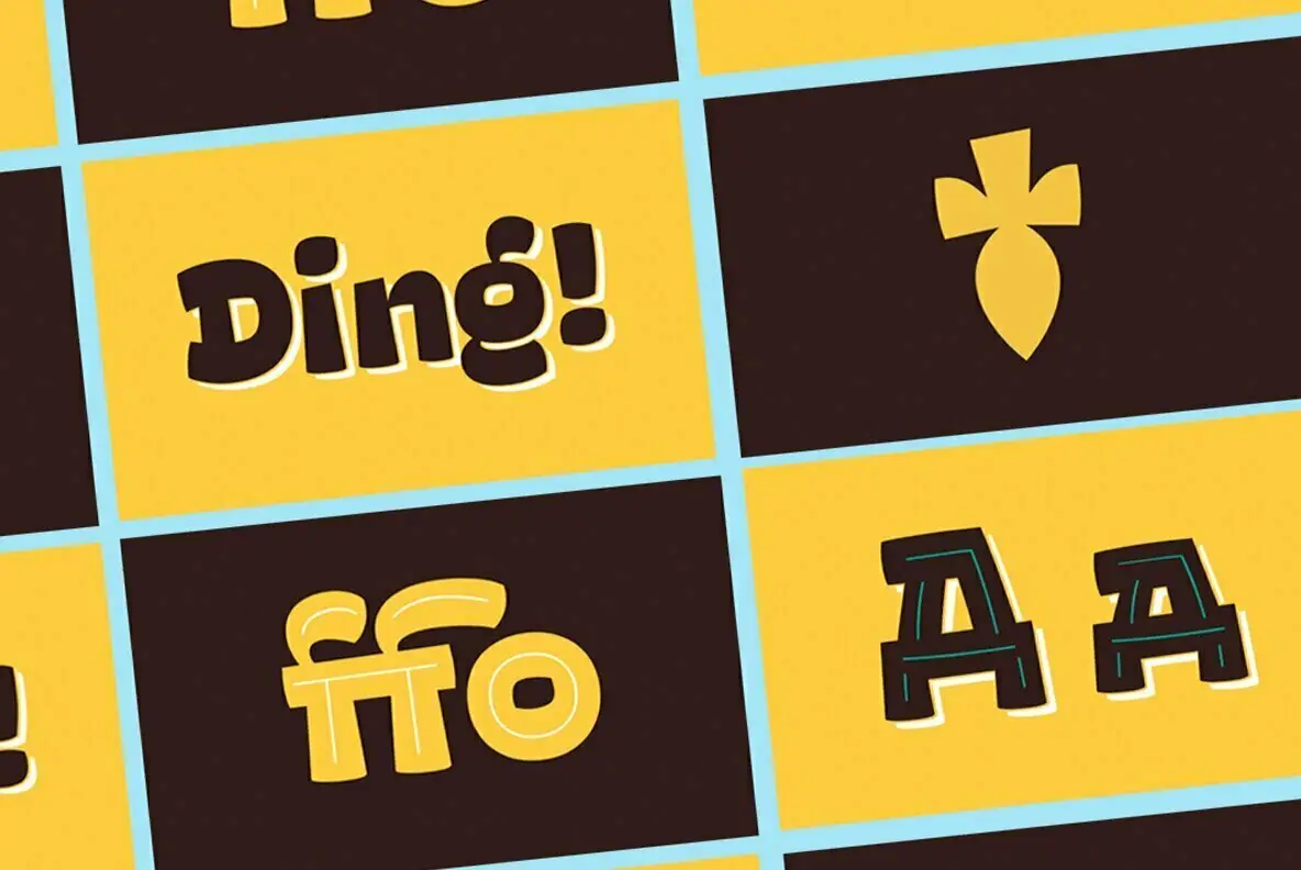 Ding Extra Font - YouWorkForThem