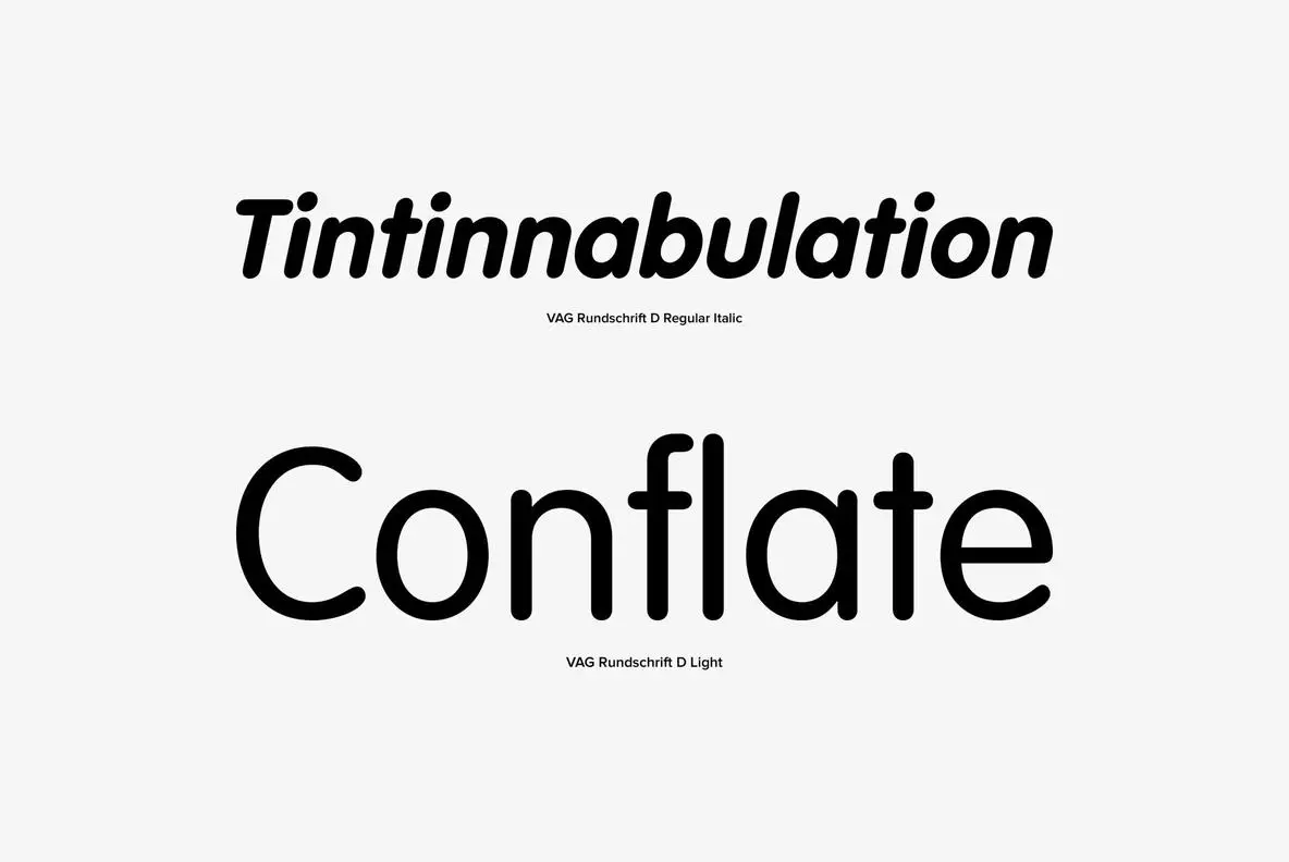 VAG Rundschrift Font - FontPath