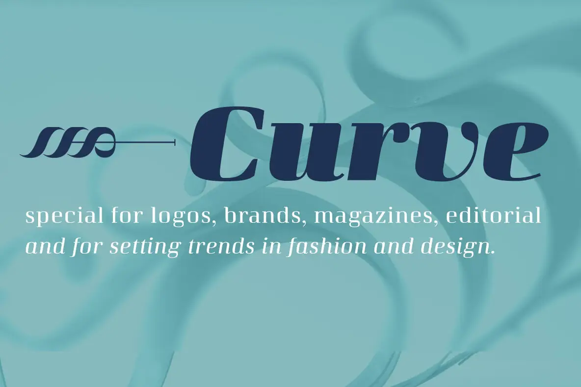 Curve Font - YouWorkForThem