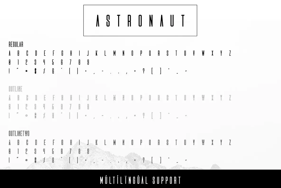 Astronaut Font - YouWorkForThem