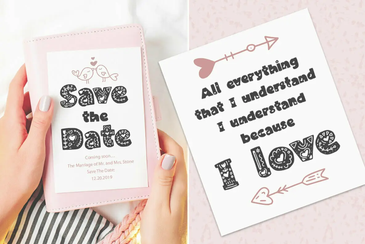 Love is Love Font - FontPath