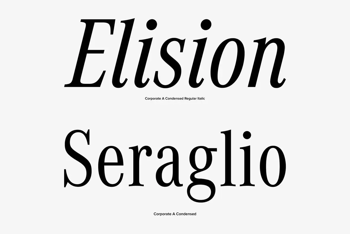 Corporate A Font - FontPath