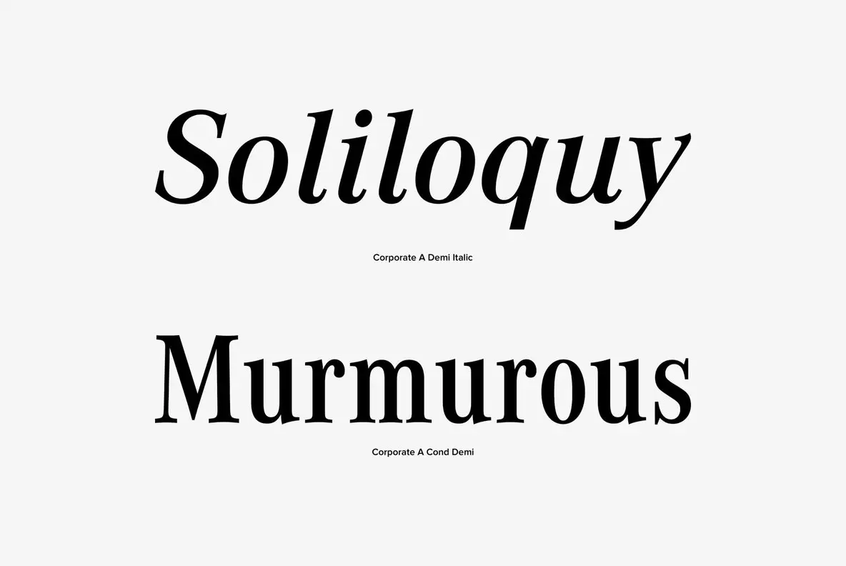Corporate A Font - YouWorkForThem