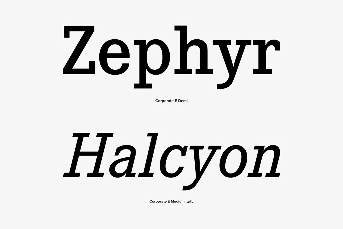 Corporate E Font - FontPath