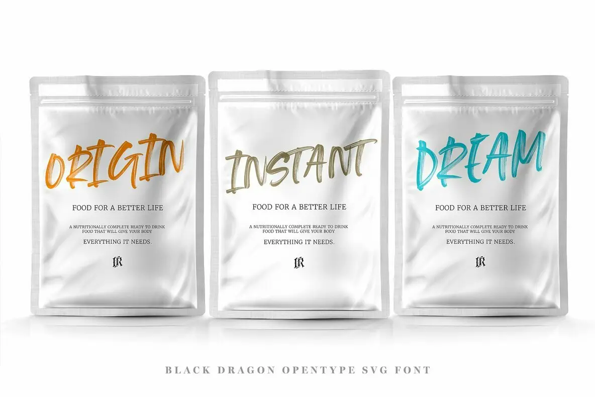 Black Dragon SVG Font - YouWorkForThem