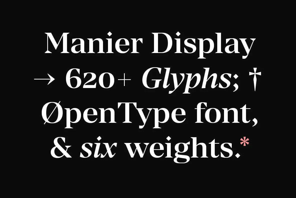Manier Font - YouWorkForThem