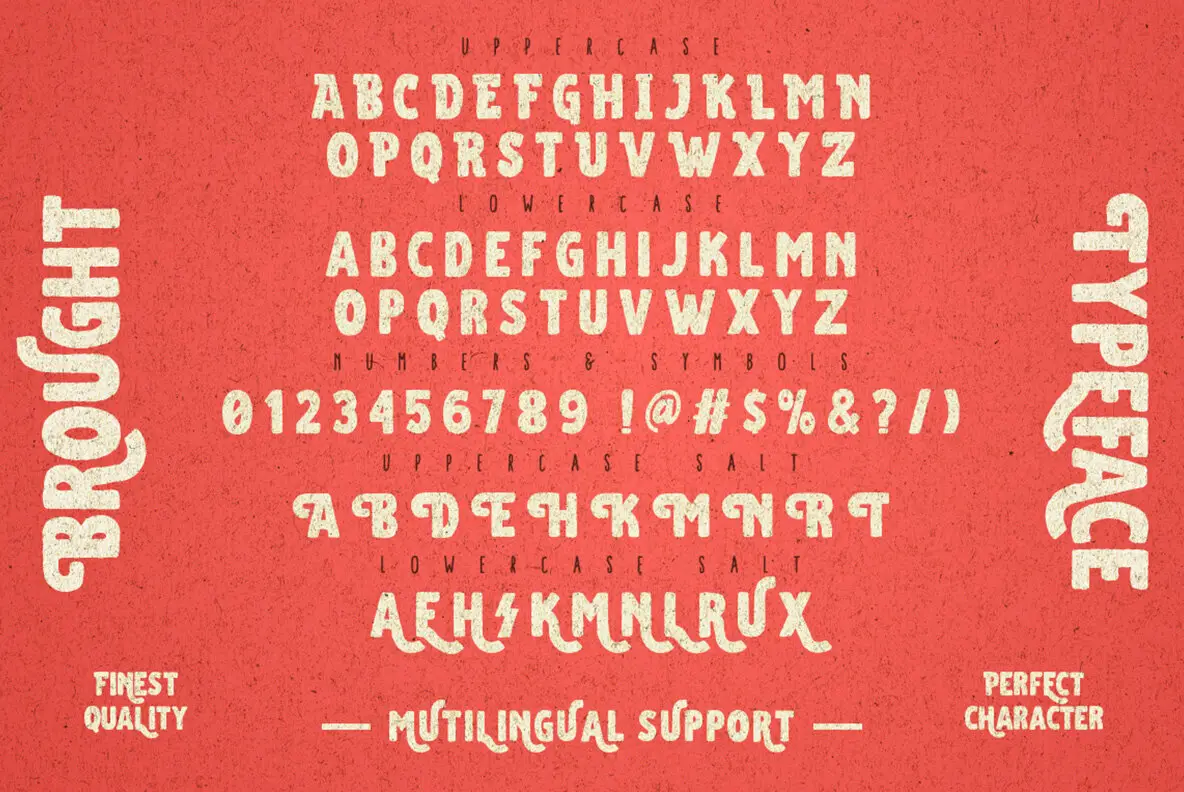 Brought Font - YouWorkForThem