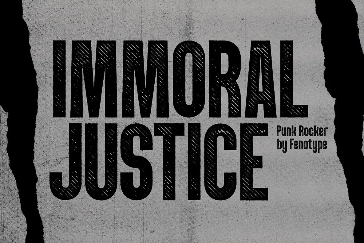 PunkRocker Font - YouWorkForThem