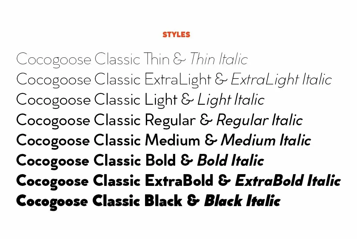 Cocogoose Classic Font - YouWorkForThem
