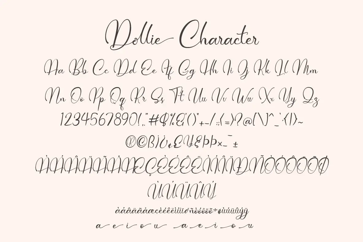 Dollie Font - YouWorkForThem