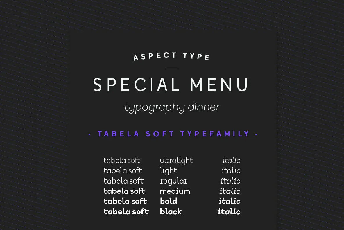 Tabela Soft Font - FontPath
