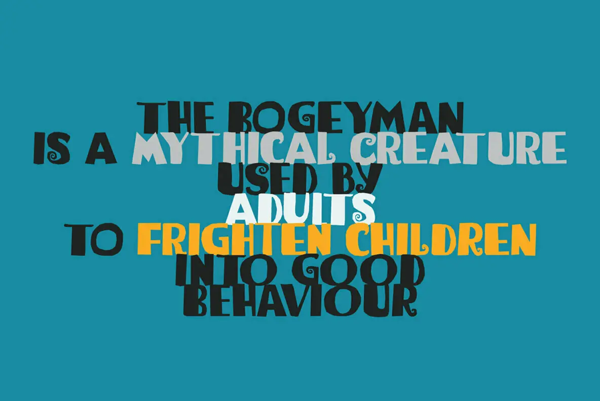 Bogeyman Font - FontPath