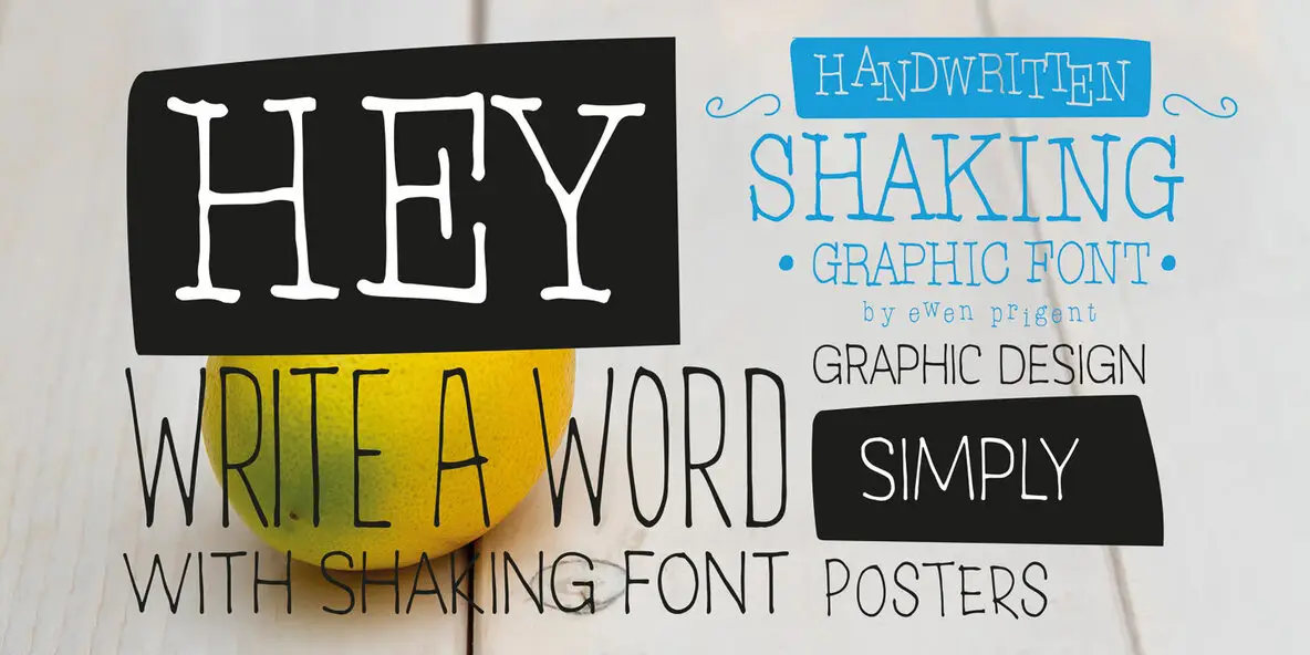Shaking Font - YouWorkForThem
