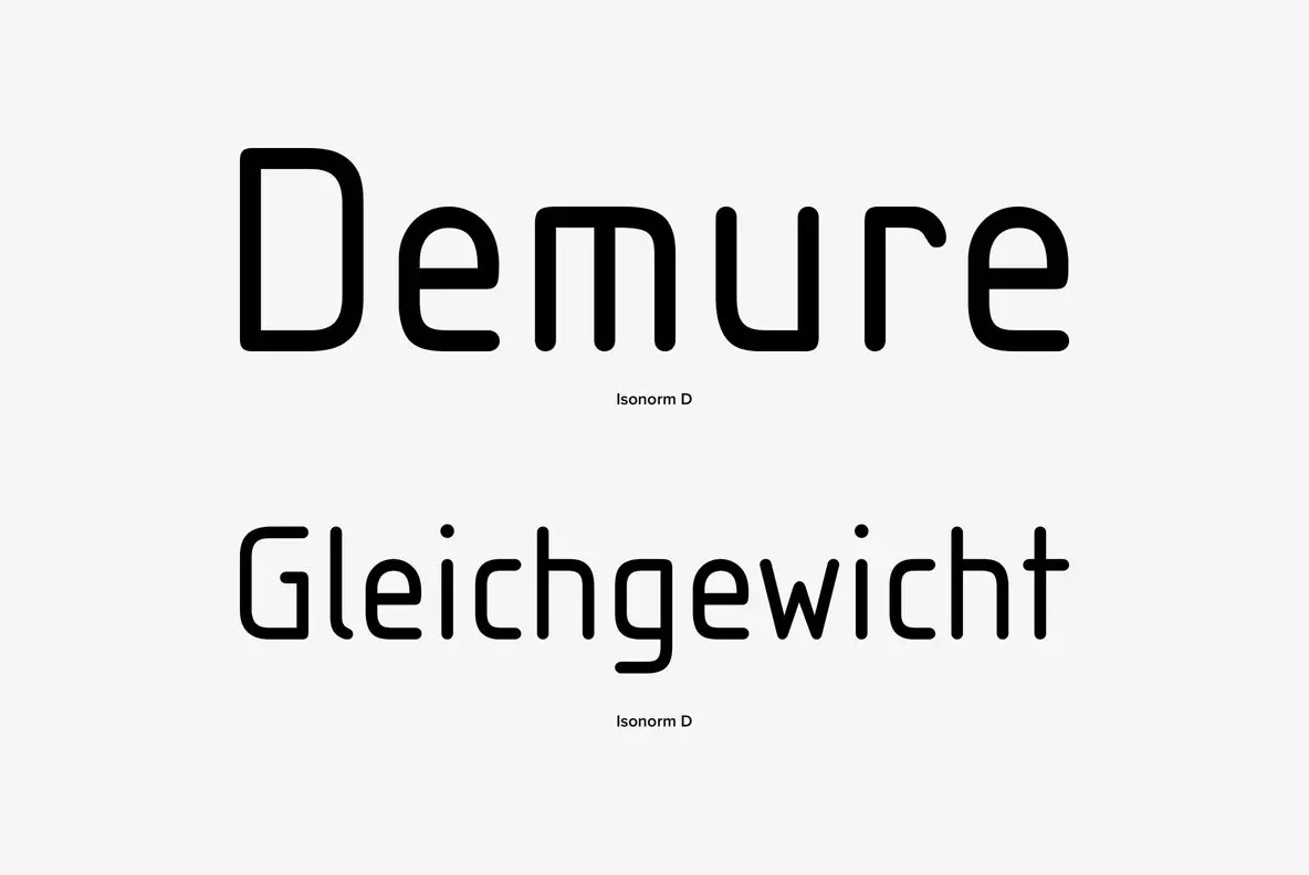 Isonorm Font - YouWorkForThem