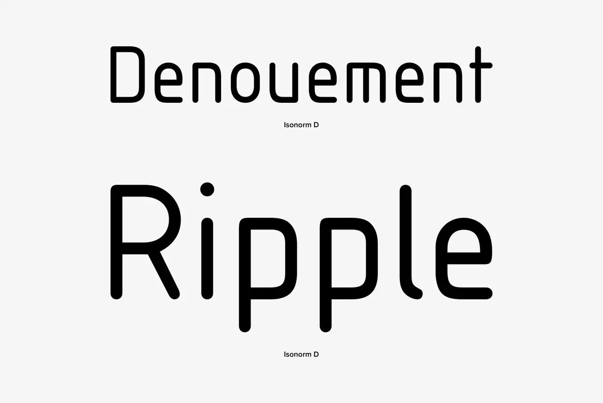 Isonorm Font - YouWorkForThem